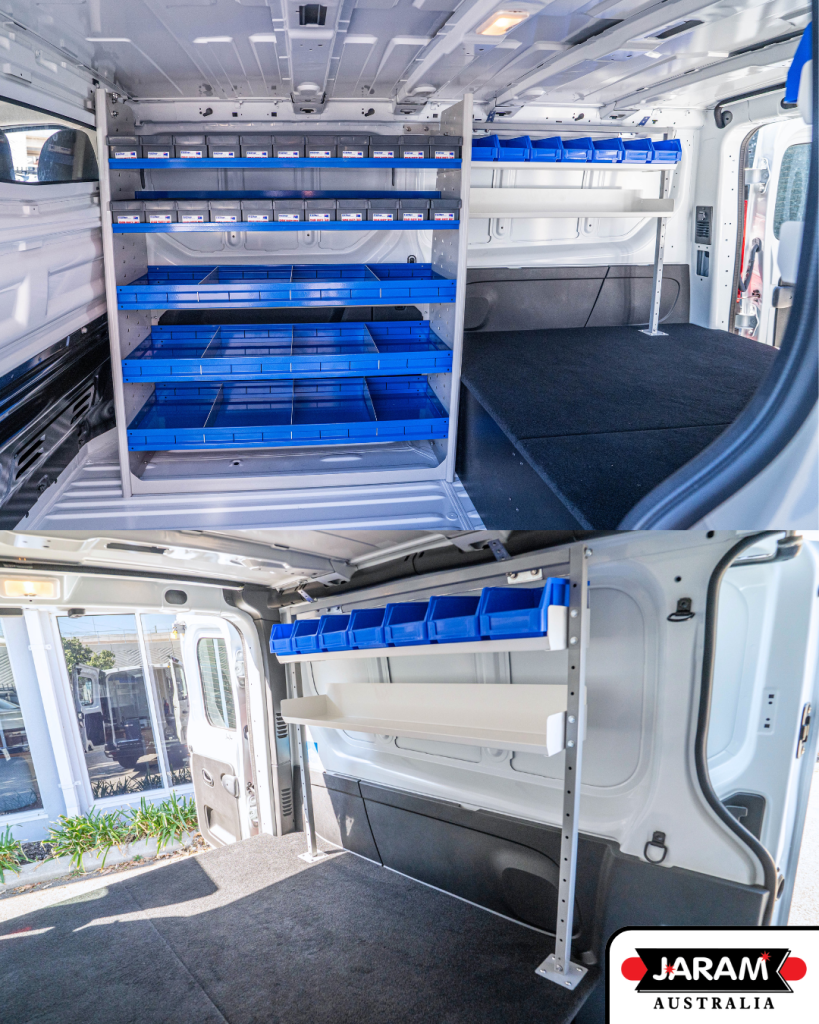 2025 Renault Trafic Van Setup – Shelving & Drawers - Jaram Australia